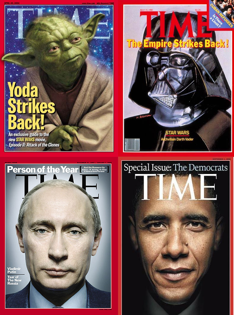 Обложки TIME, приуроченные к номинированию Star Wars на Оскар | Пикабу
